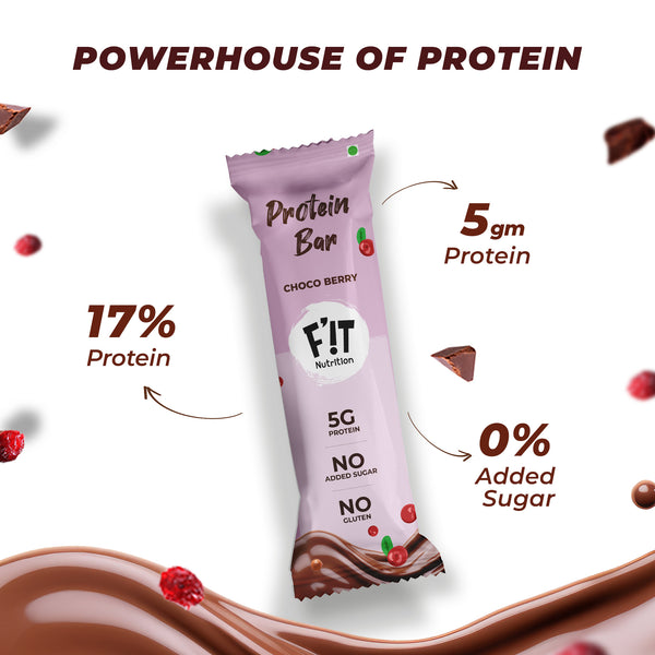 Choco Berry Mini Protein Bar - Pack of 12 – F’iT Nutrition